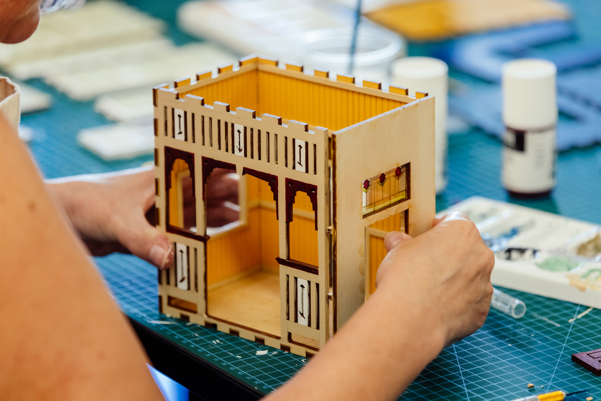 Architecture in miniature using the collection | State Library Of ...