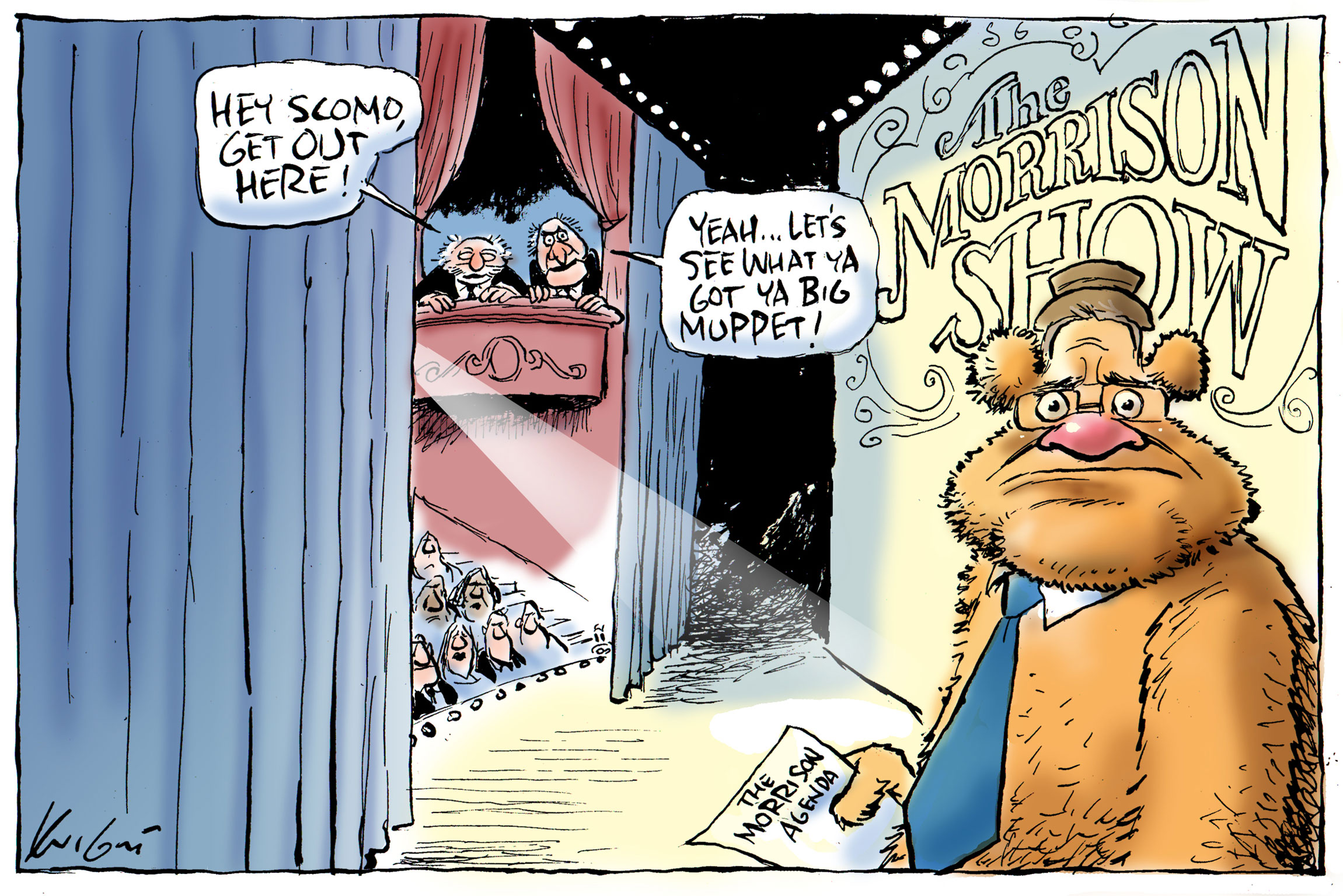 The Muppet Show by Mark Knight | State Library of Queensland