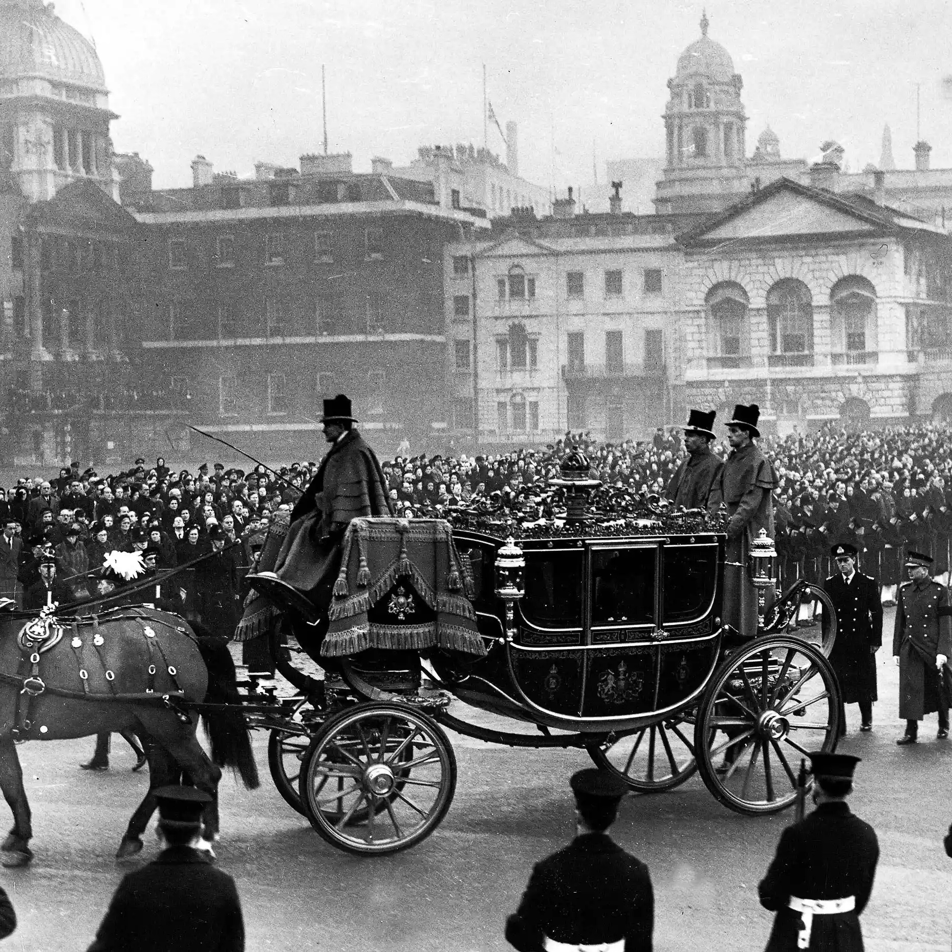 The funeral procession of the late King George VI in 1952 | State ...
