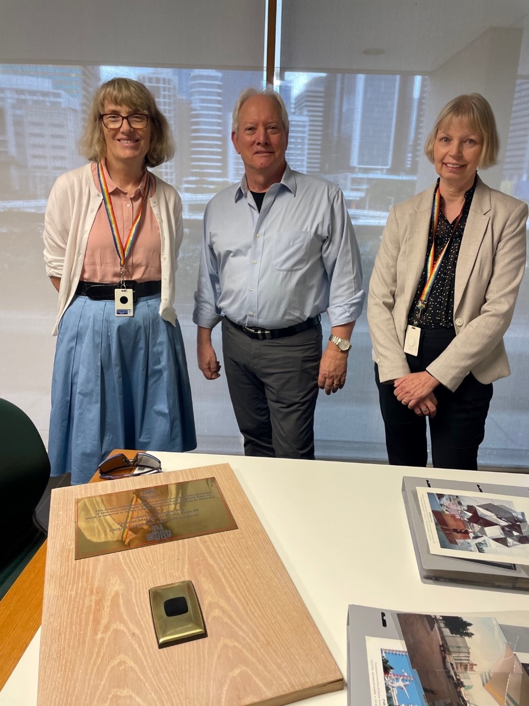 Ric Birch, Entertainment Director for Expo 88, Visits State Library ...
