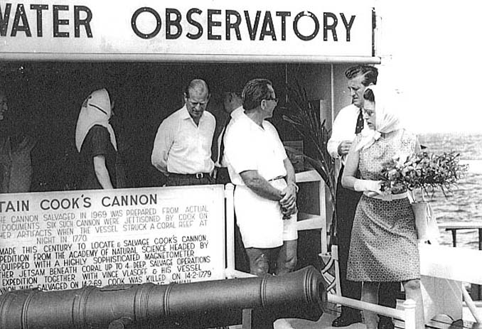 Her Majesty Queen Elizabeth II and HRH The Duke of Edinburgh with Vince ...