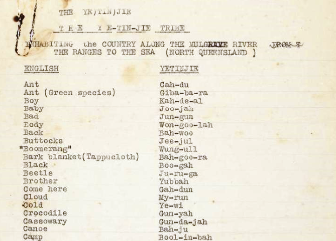 2019 International Year of Indigenous Languages Word of the Week: Week ...