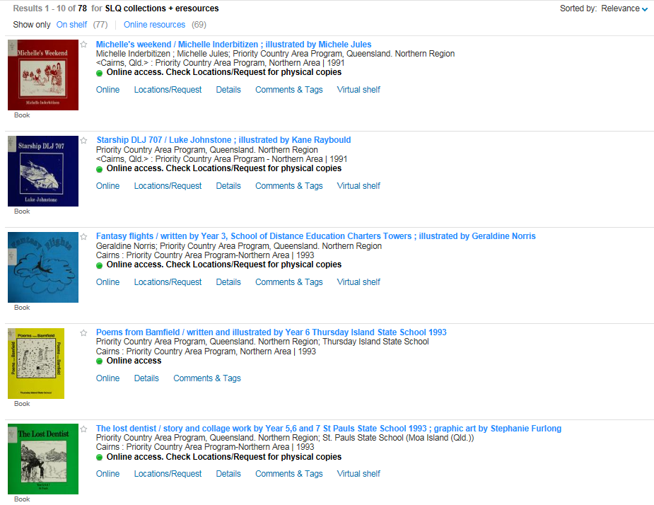 One Search - PCAP Books. | State Library of Queensland