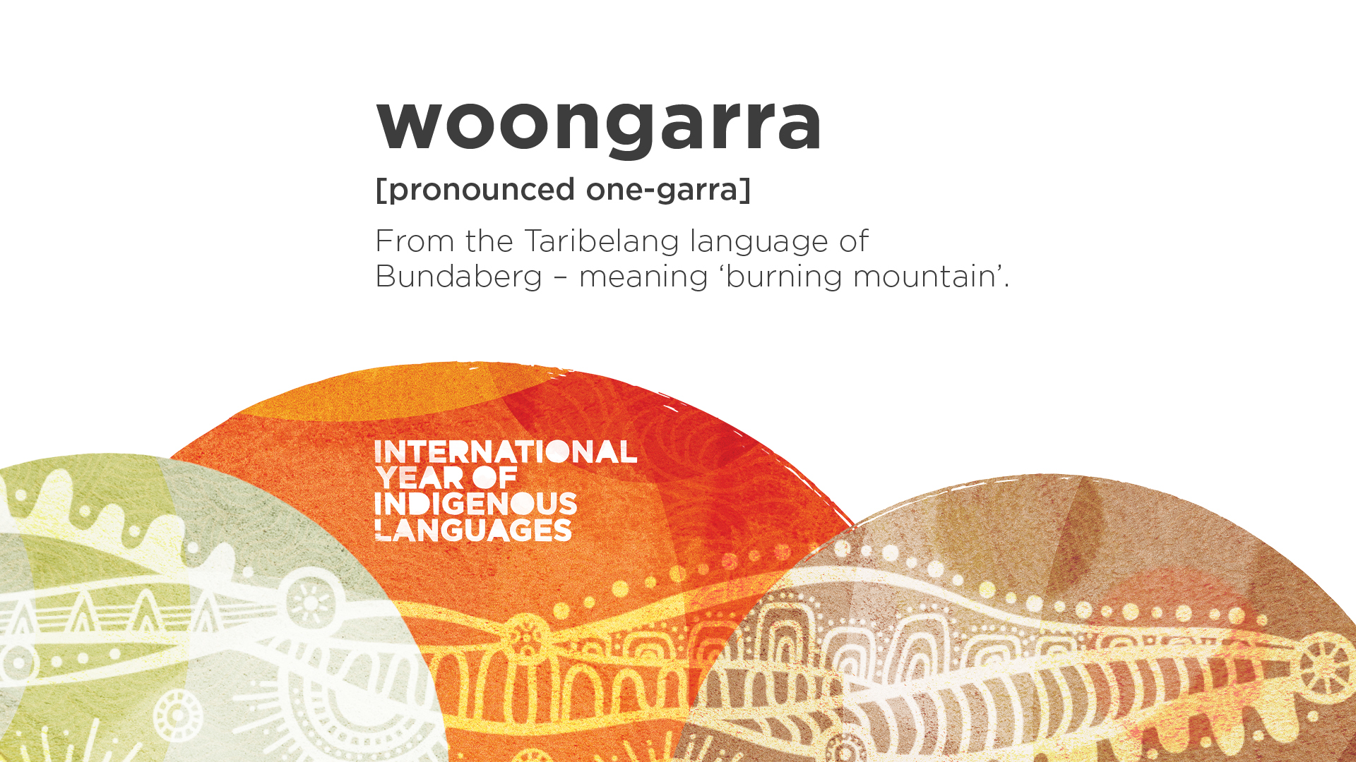 2019 International Year of Indigenous Languages: Word of the Week ...