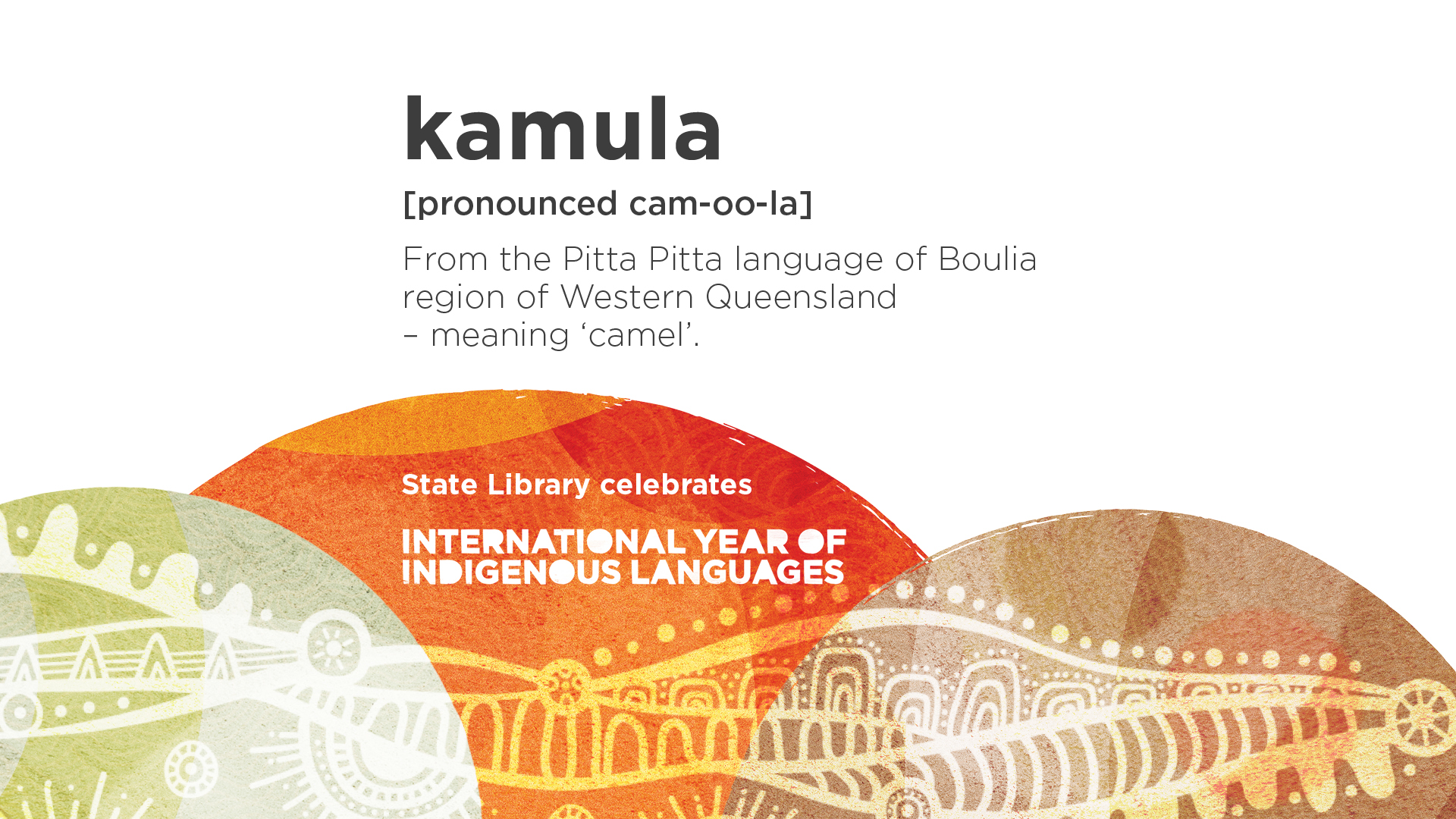 2019 International Year of Indigenous Languages: Word of the Week ...
