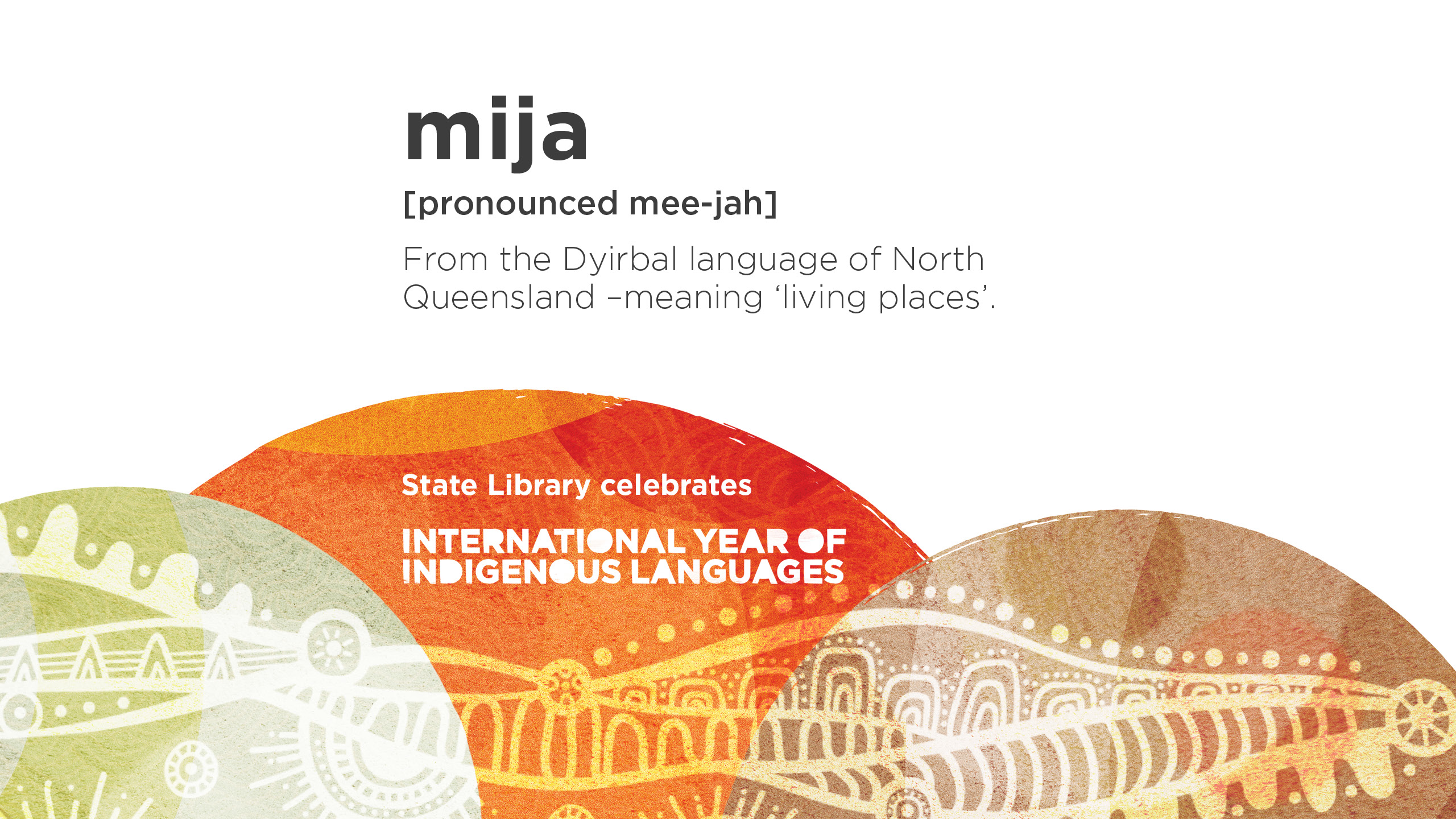 2019 International Year of Indigenous Languages: Word of the Week ...