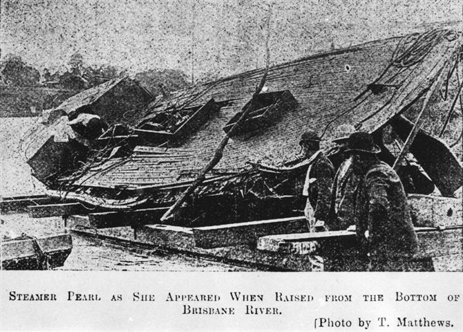 The Pearl ferry disaster on the Brisbane River (13 February 1896 ...