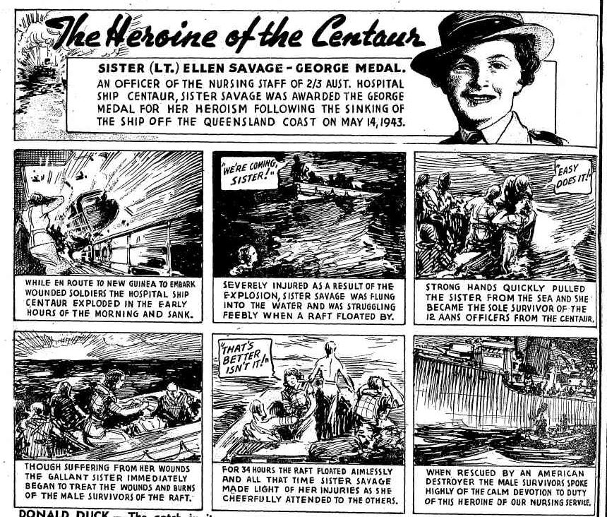 Sinking of the AHS Centaur | State Library Of Queensland