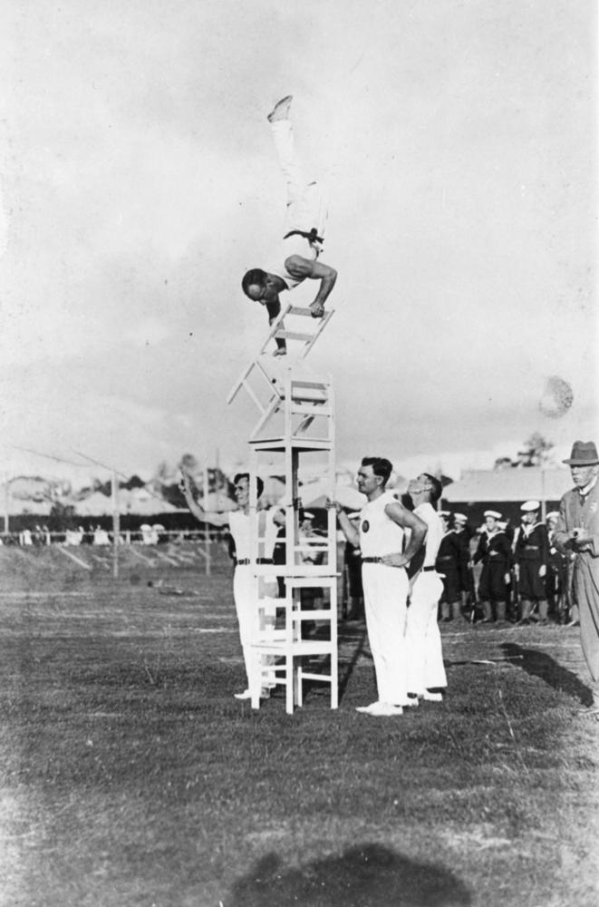 Charlie Olsen : one-legged champion swimmer | State Library Of Queensland