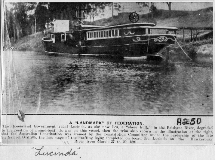 Queensland Government Steam Yacht Lucinda | State Library Of Queensland