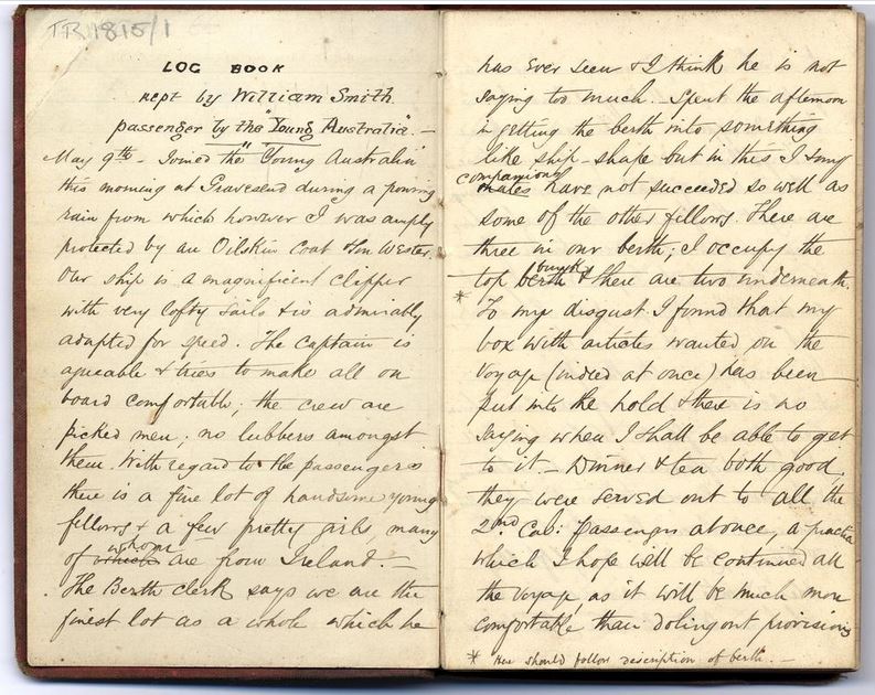 Five memorable sea voyage diaries | State Library Of Queensland