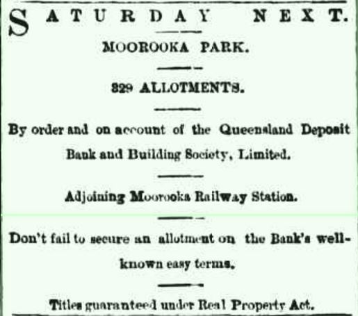 Moorooka Park, Brisbane, 1889 (Map of the Week) | State Library Of ...