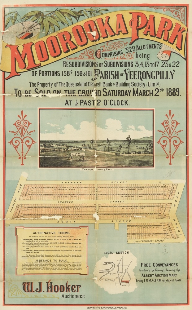 Moorooka Park, Brisbane, 1889 (Map of the Week) | State Library Of ...