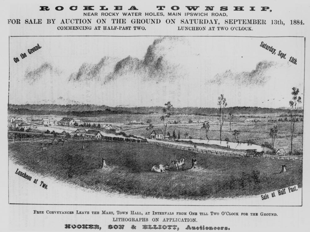 Rocklea Township, [Moorooka], 1884 (Map of the Week) | State Library Of ...