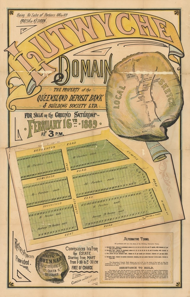 Lutwyche Domain, [Kedron], 1889 (Map of the Week) | State Library of ...