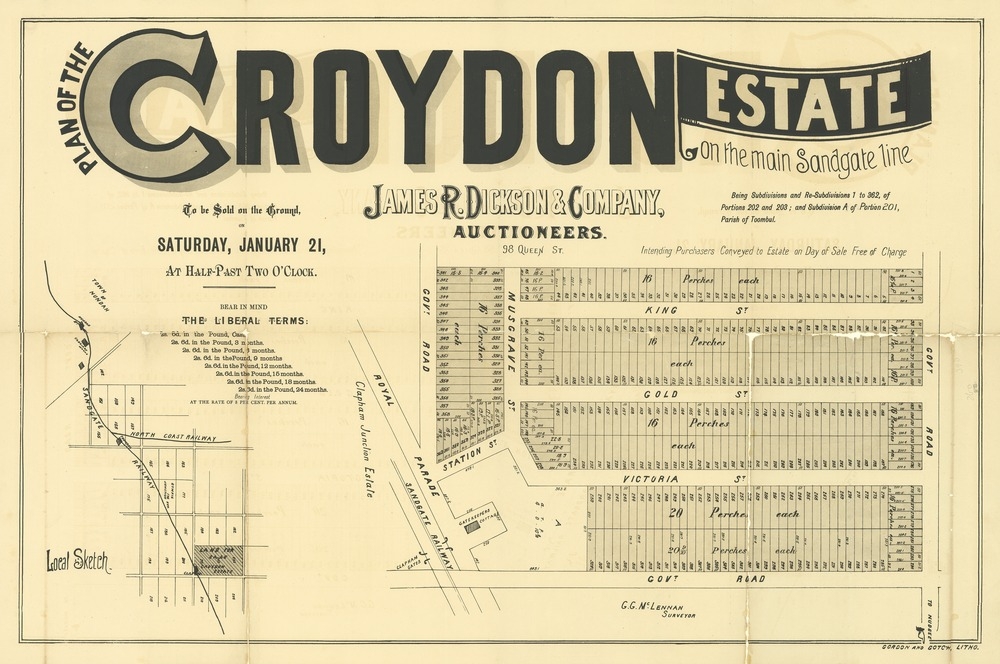 Croydon Estate, [Banyo], 1888 (Map of the Week) | State Library Of ...