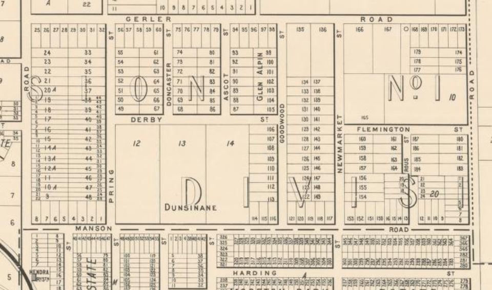 Racecourse Estate, [Hendra], 1882 (Map of the Week) | State Library Of ...