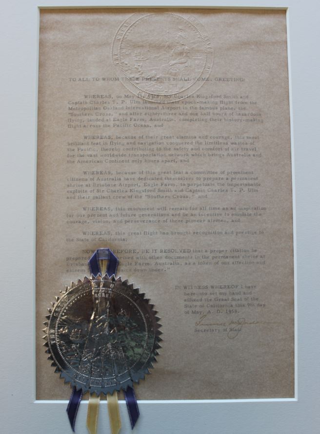 Kingsford Smith and the first trans-Pacific flight, 1928 | State ...