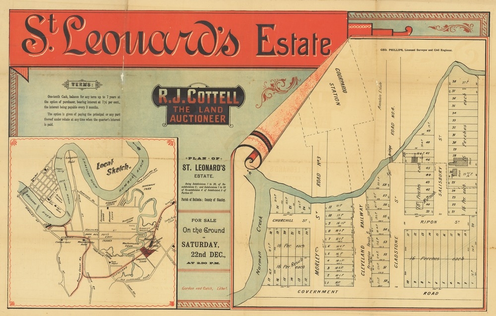 St Leonard's Estate, Coorparoo, 1888 (Map of the Week) | State Library ...