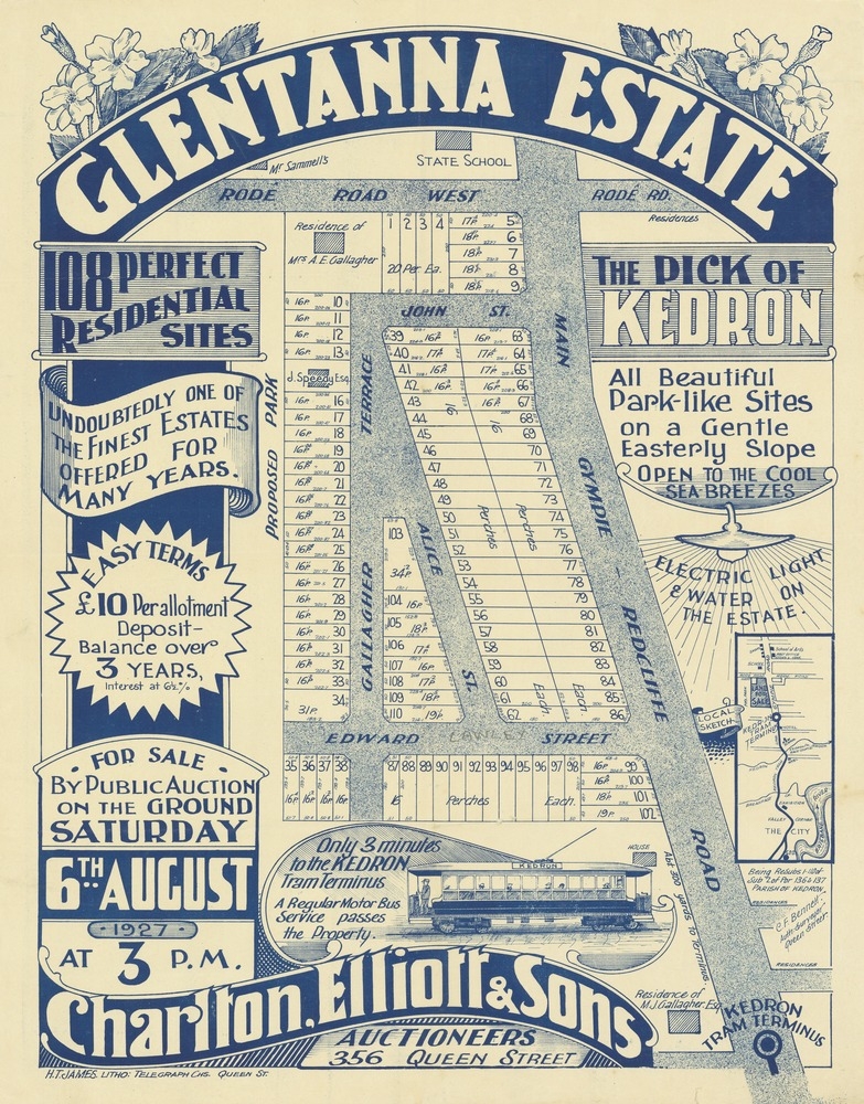 Glentanna Estate, Kedron, 1927 (Map of the Week) | State Library Of ...