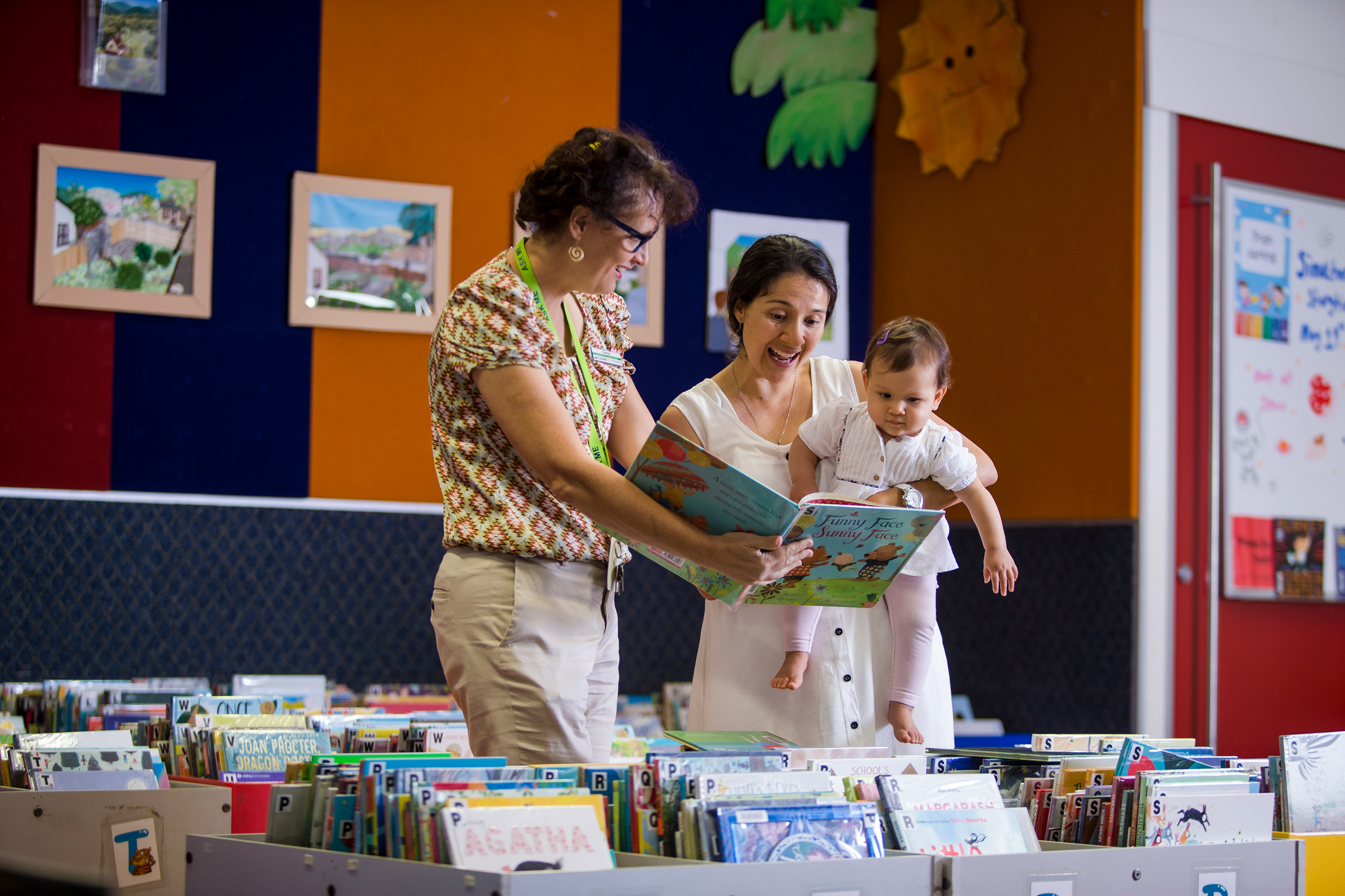Families at Toddler Time session at Gordon White library | State ...