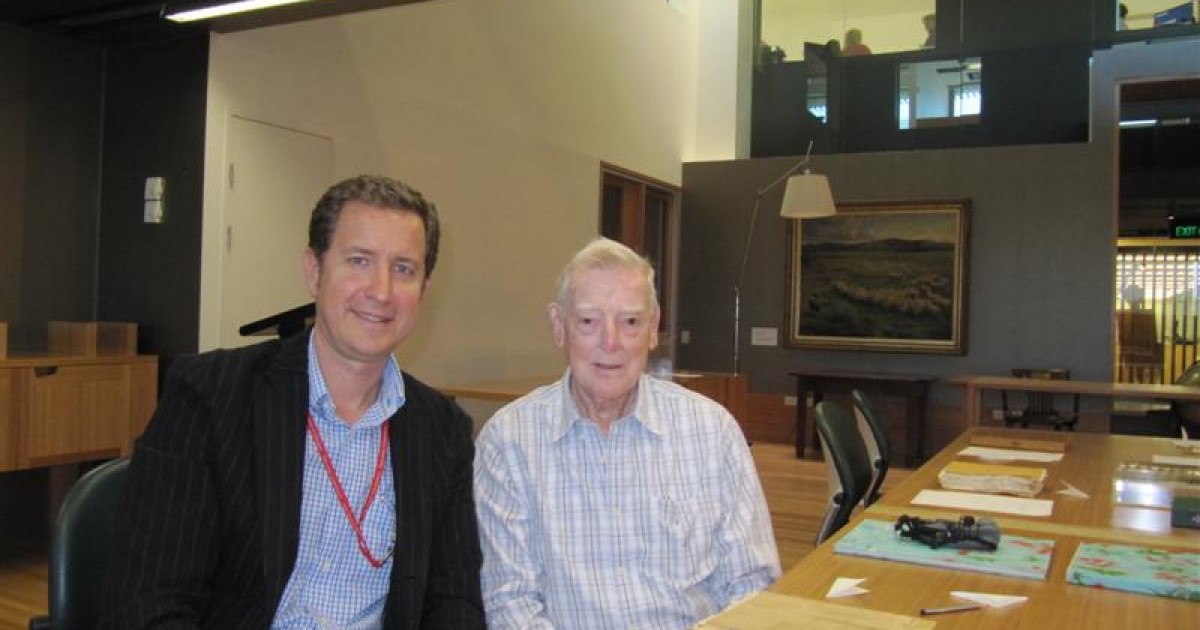 Darcy Howe visits the John Oxley Library | State Library Of Queensland