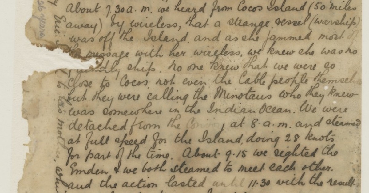 Digitised@SLQ: Eric Kingsford-Smith letter | State Library Of Queensland