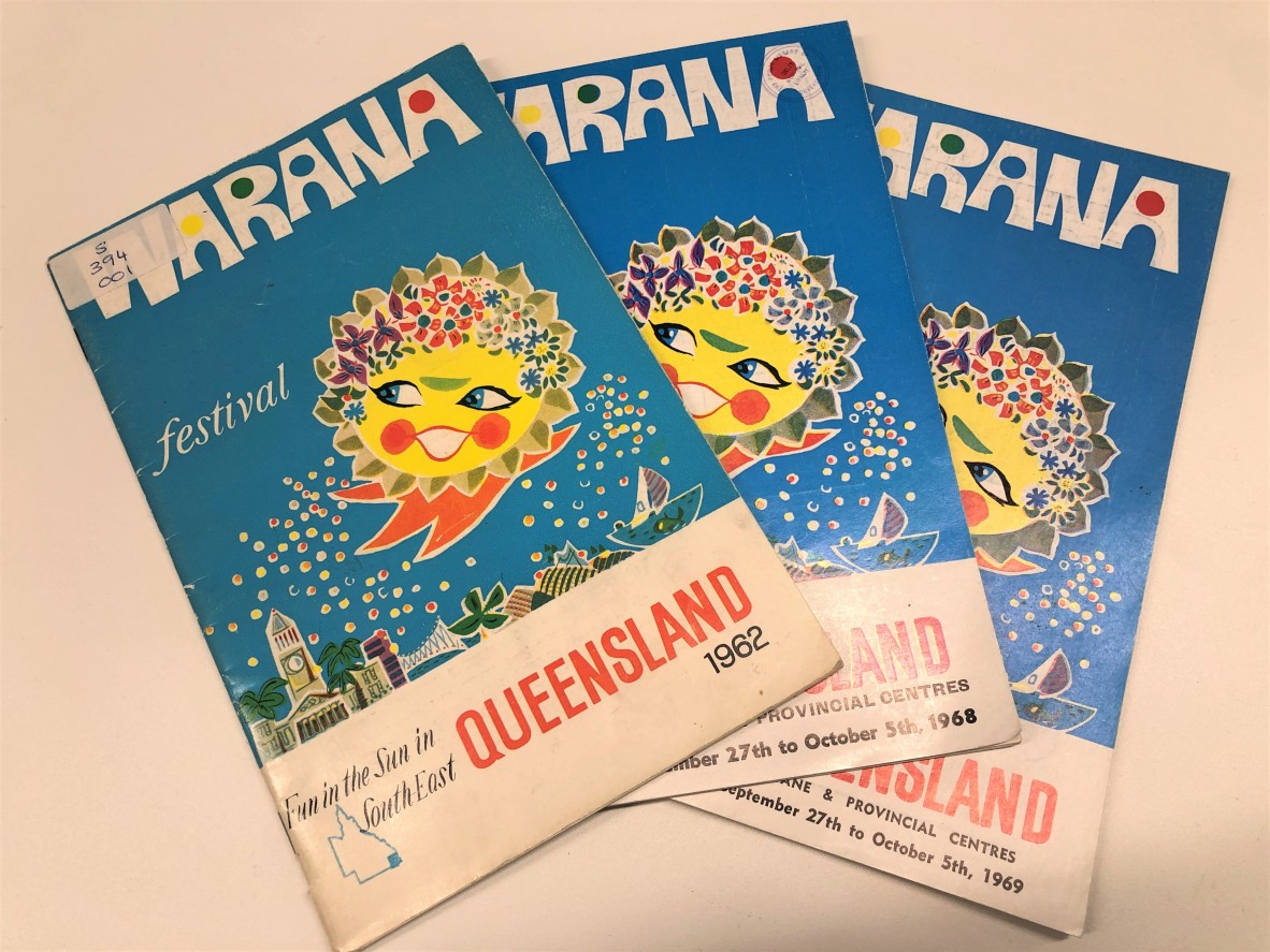 Blue skies: Brisbane's Warana Festival programs | State Library Of Queensland