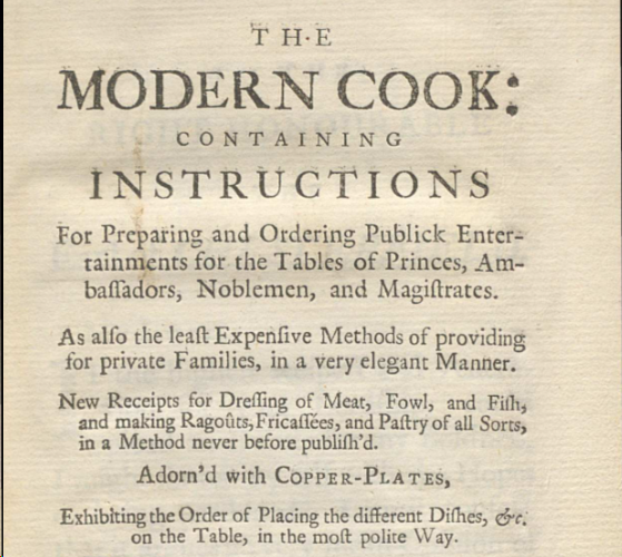 Food for thought: Exploring State Library’s newest database, "Food ...