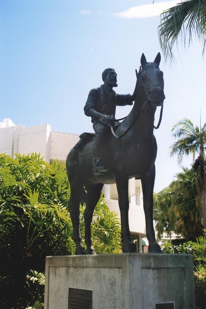 Charles Archer and the squatters chair | State Library Of Queensland