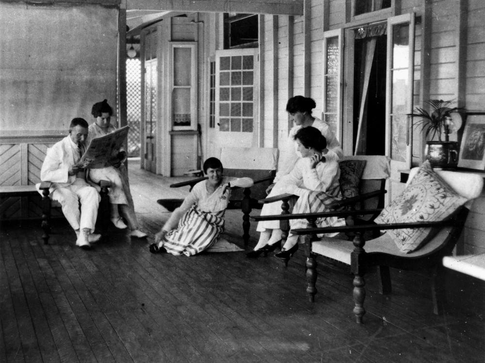 Charles Archer and the squatters chair | State Library Of Queensland