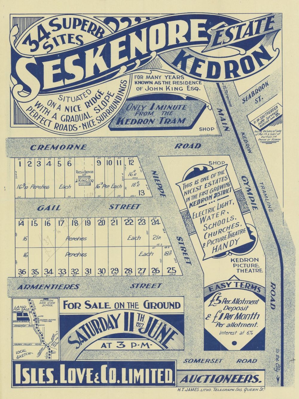 Seskenore Estate, Kedron, 1927 (Map of the Week) | State Library Of ...