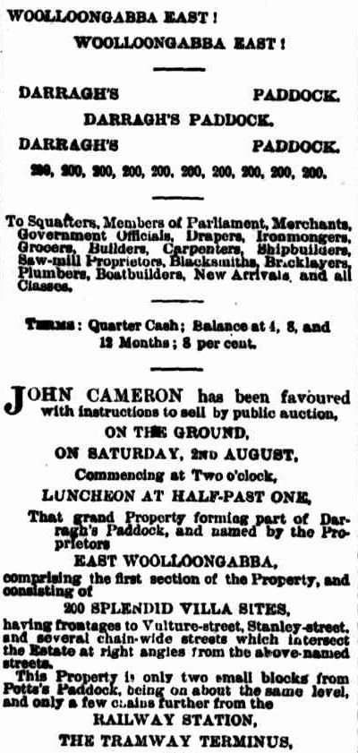 East Woolloongabba Estate, [East Brisbane], 1884 (Map of the Week ...