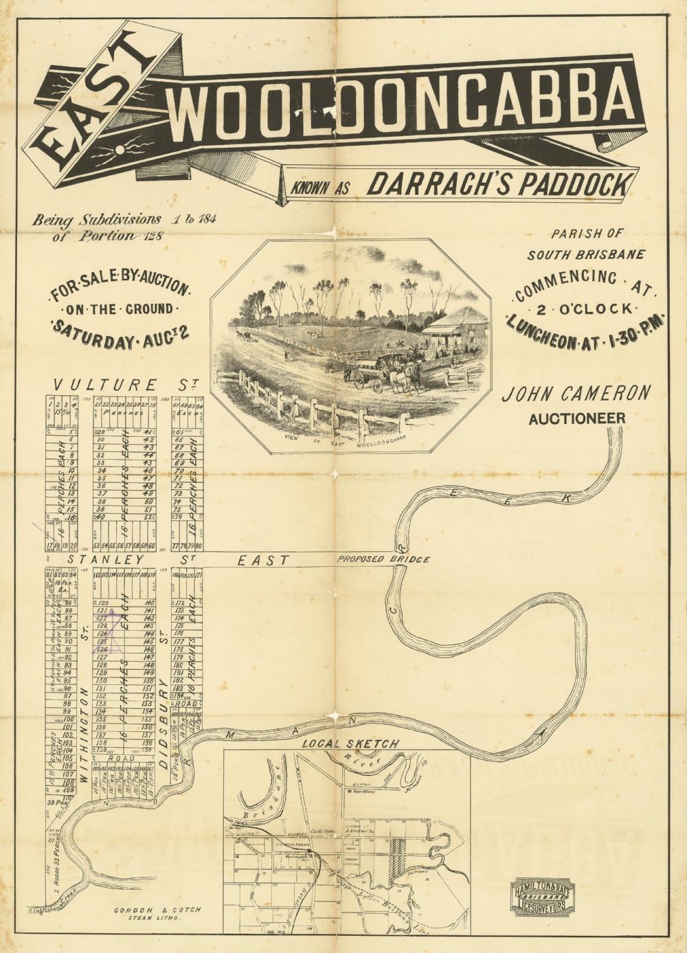 East Woolloongabba Estate, [East Brisbane], 1884 (Map of the Week ...