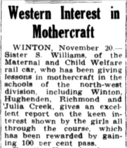 Mothercraft for Queensland Girls: An interesting experiment in the ...