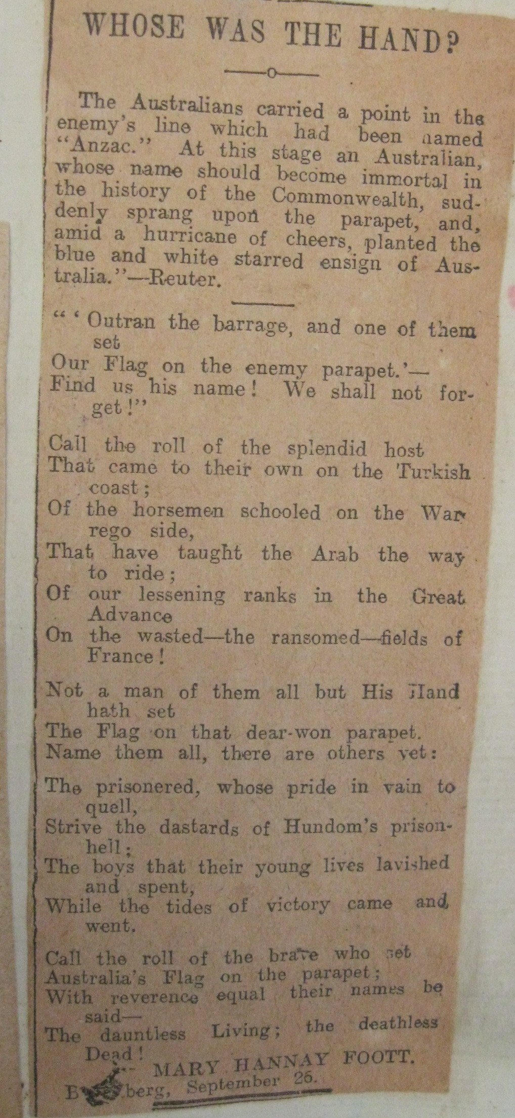 Poems From The War | State Library Of Queensland