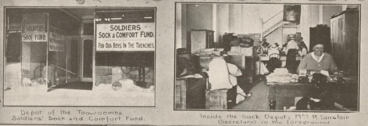 Your Country Needs Socks - Queensland Soldiers' Sock Fund | State ...