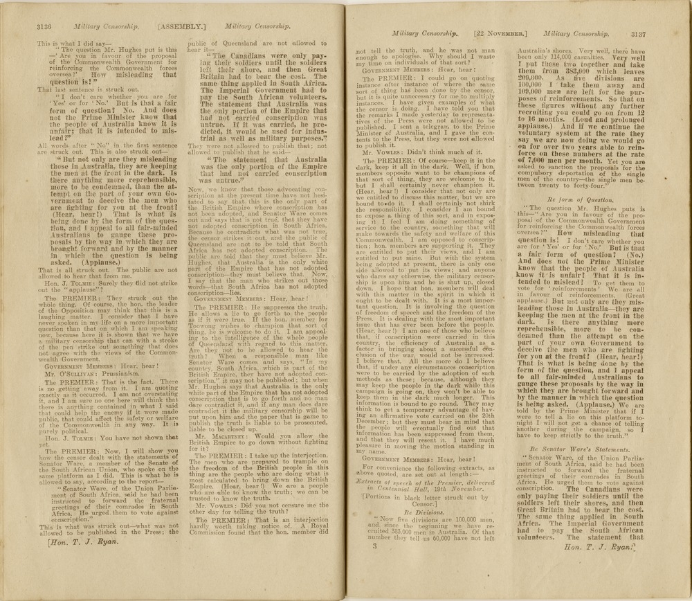 Conscription referendum 1917 | State Library Of Queensland