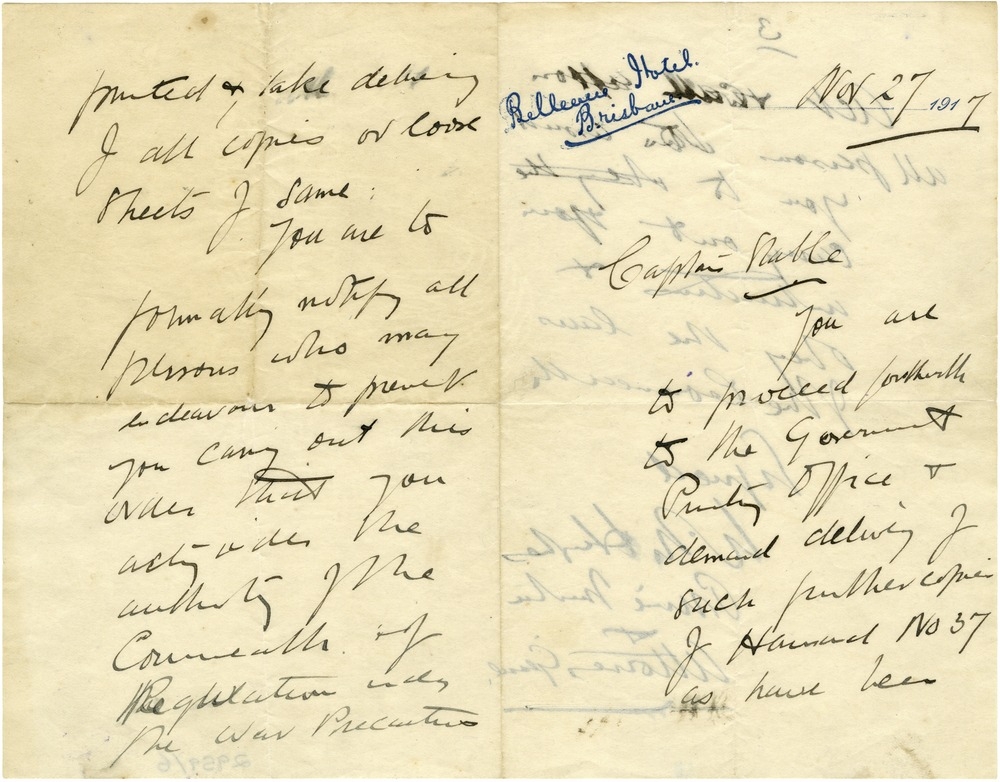 Conscription referendum 1917 | State Library Of Queensland