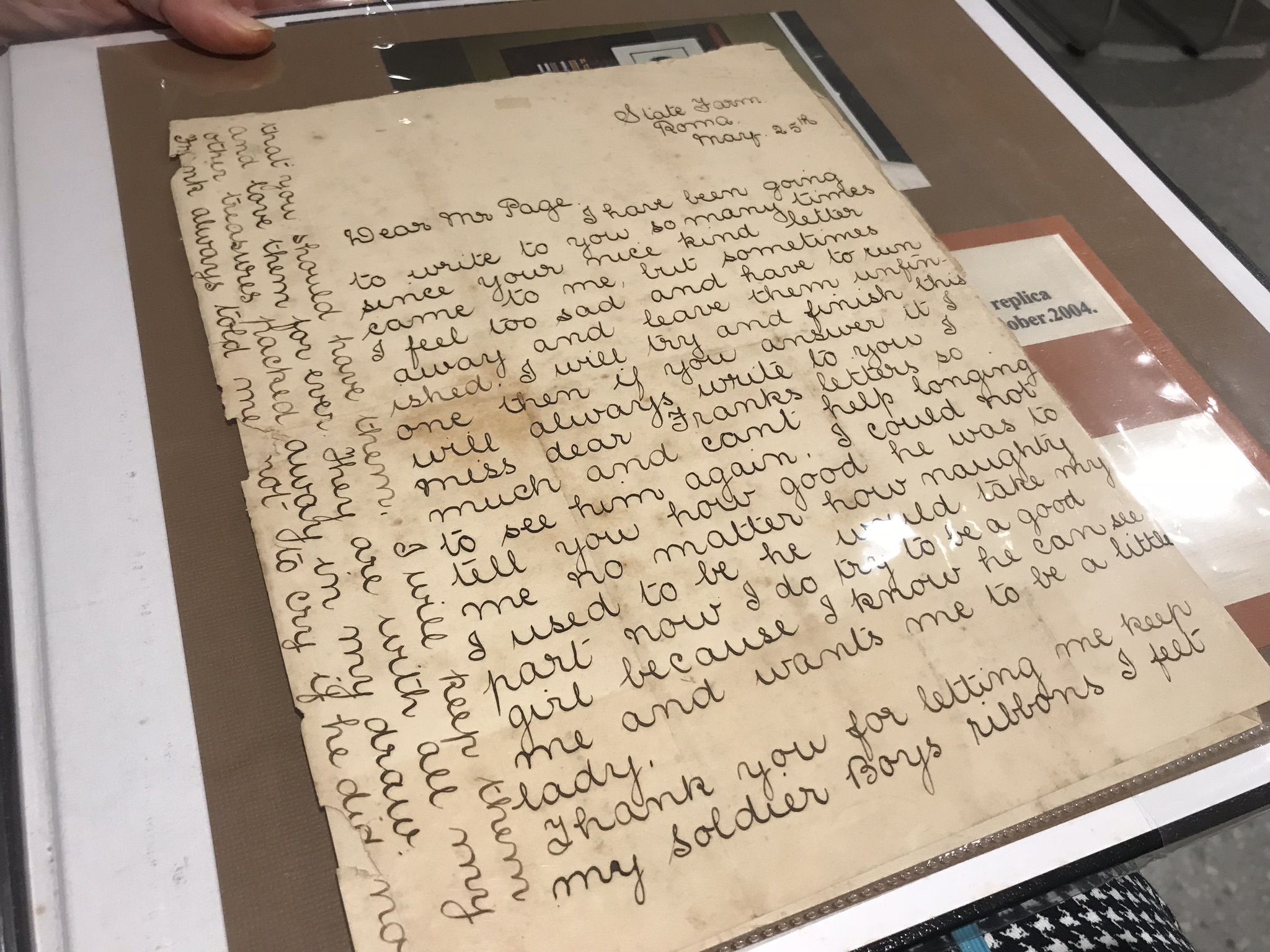 A conservation clinic, Captain Frank Page’s letters and a mystery ...